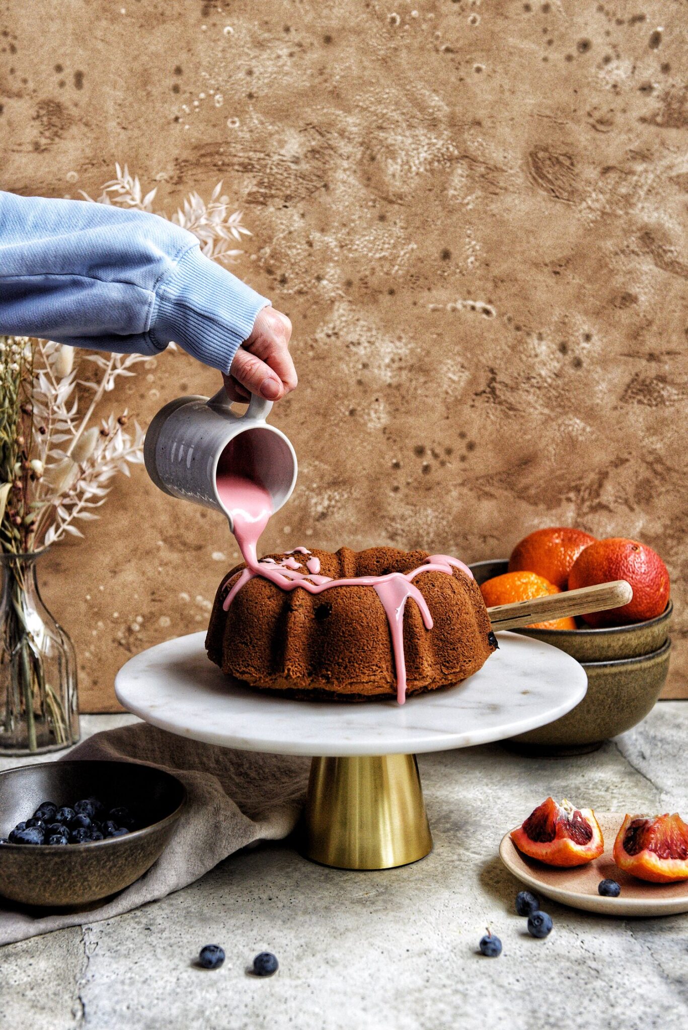 Blood Orange Blueberry Bundt Cake | Teri-Ann Carty Recipes