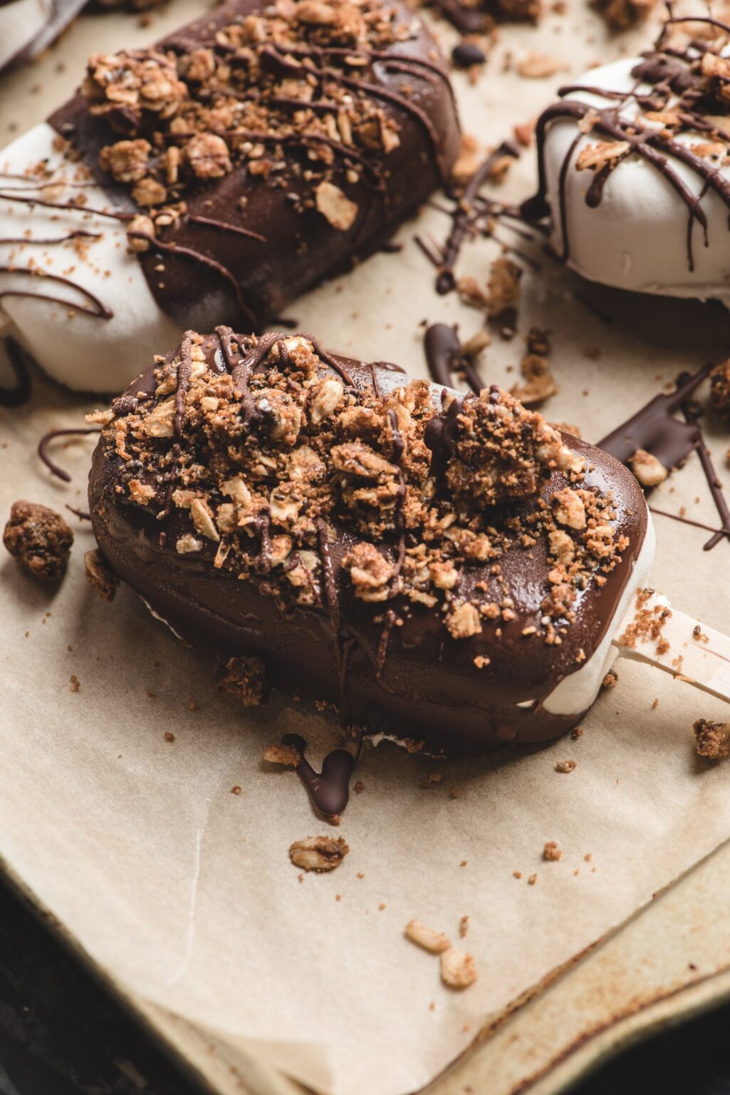 Vegan Cookies and Cream Magnums | Teri-Ann Carty Recipes