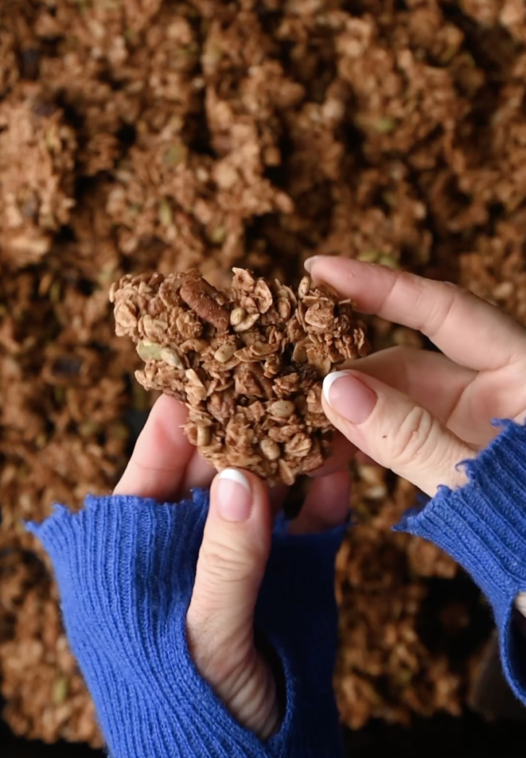 Tahini Chocolate Chai Granola | Teri-Ann Carty Recipes