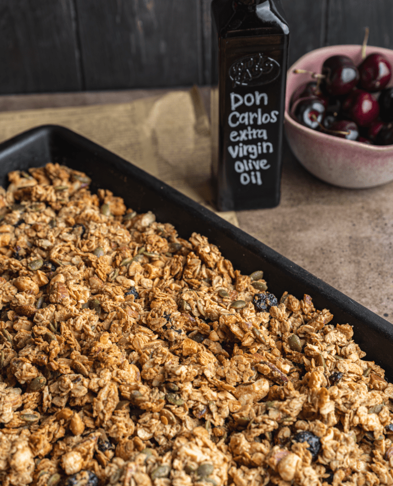 Extra Clumpy Cashew Cherry Granola | Teri-Ann Carty Recipes