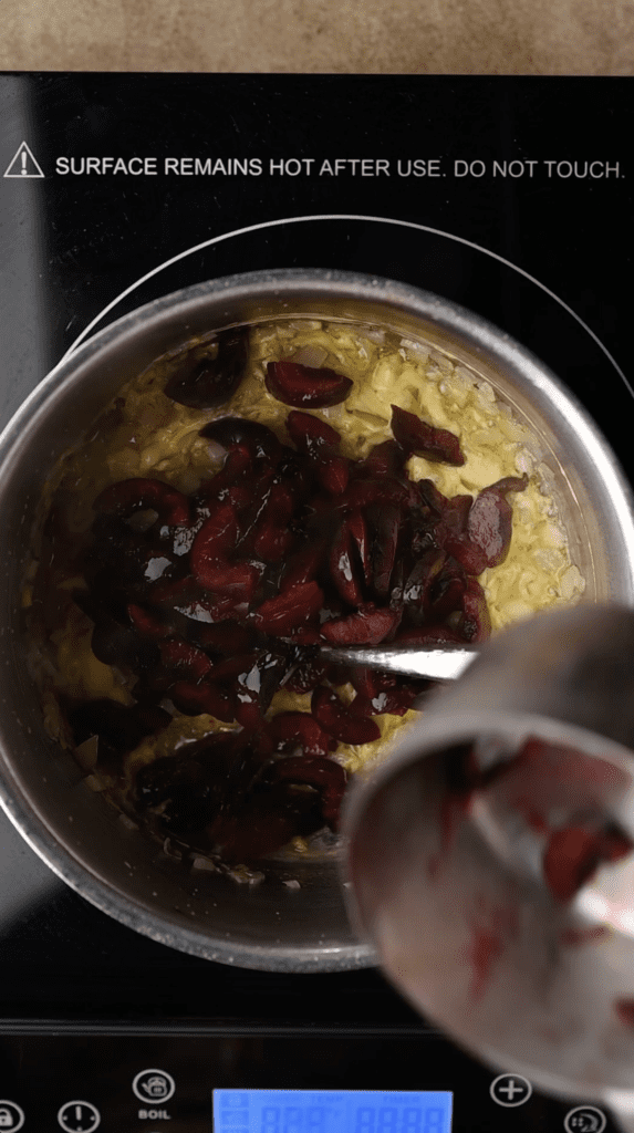 Mustard Pork Chops with Cherry Sauce | Teri-Ann Carty Recipes