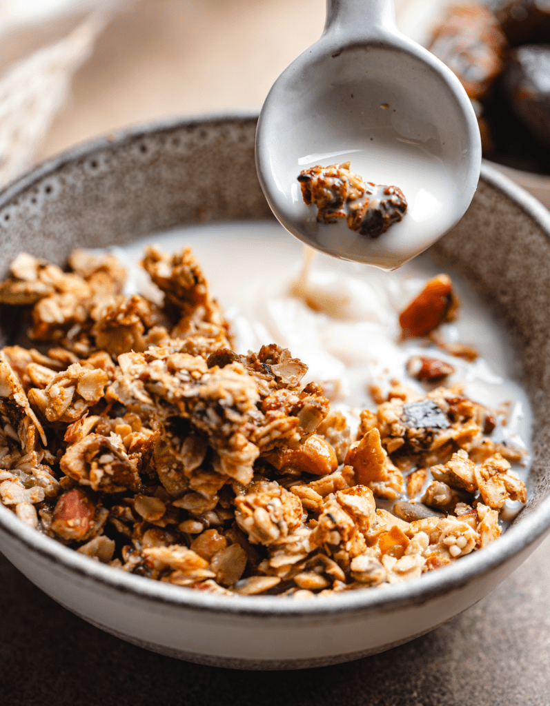 The Clumpiest Tahini Date Granola | Teri-Ann Carty Recipes