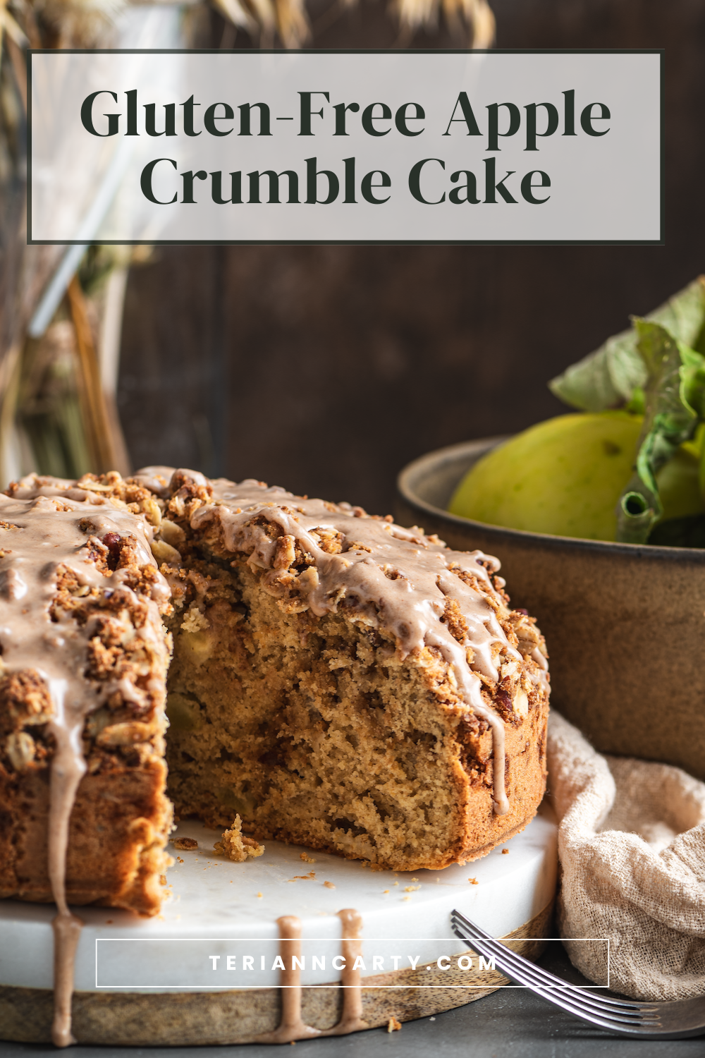 Gluten-Free Apple Crumble Cake | Teri-Ann Carty Recipes
