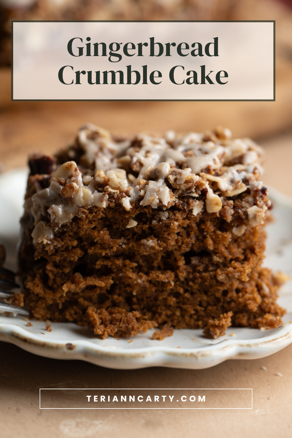 Gingerbread Crumble Cake | Teri-Ann Carty Recipes