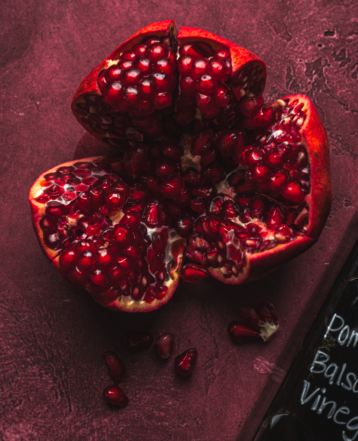 Spiced Pomegranate Fizz Mocktail | Teri-Ann Carty Recipes