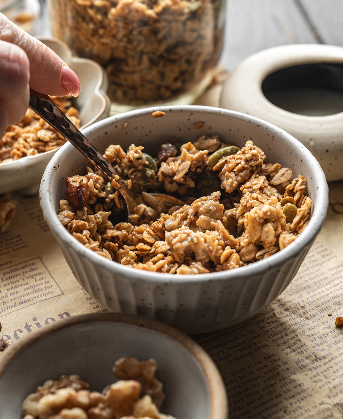 Walnut Maple Granola | Teri-Ann Carty Recipes