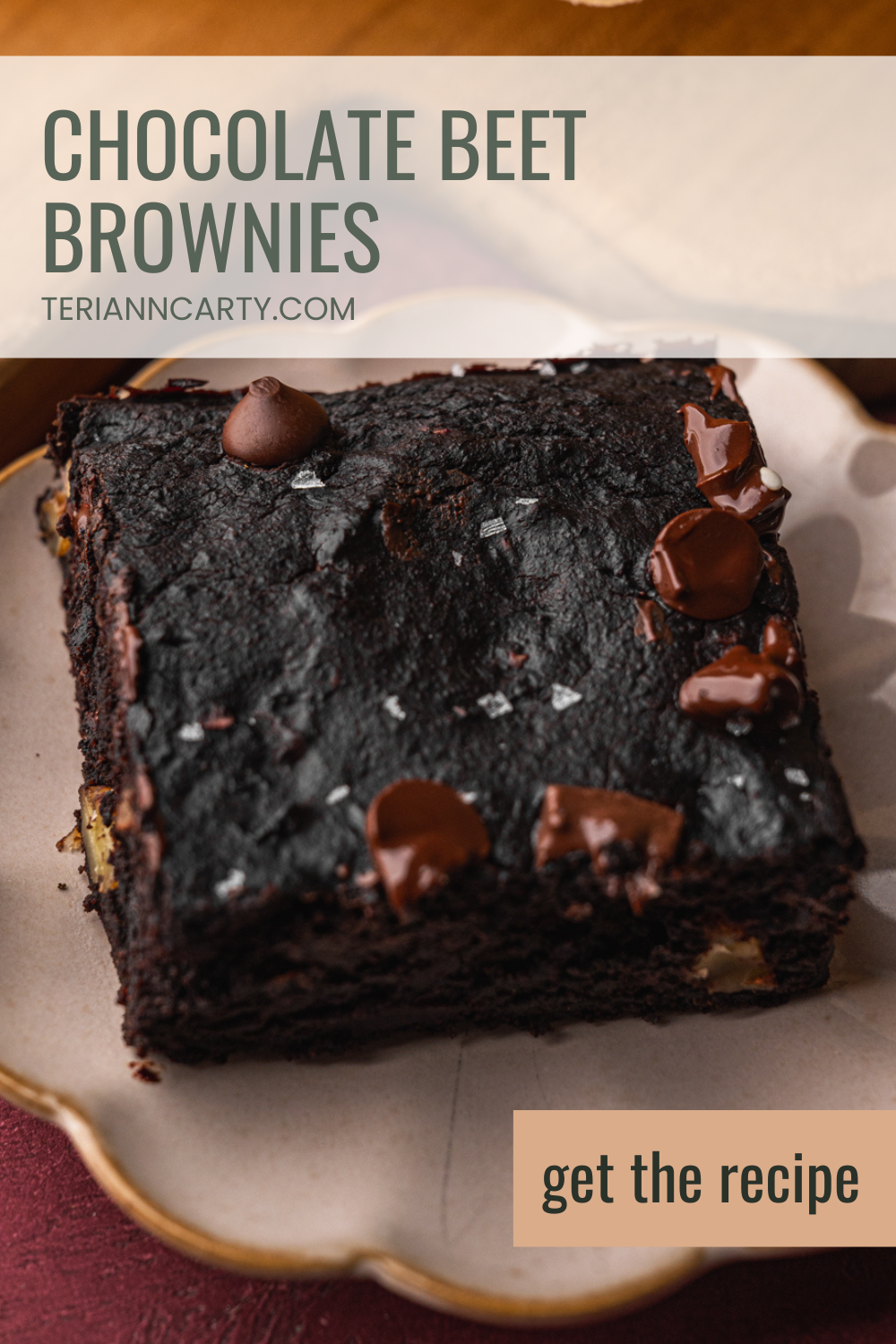 Chocolate Beet Brownies | Teri-Ann Carty Recipes