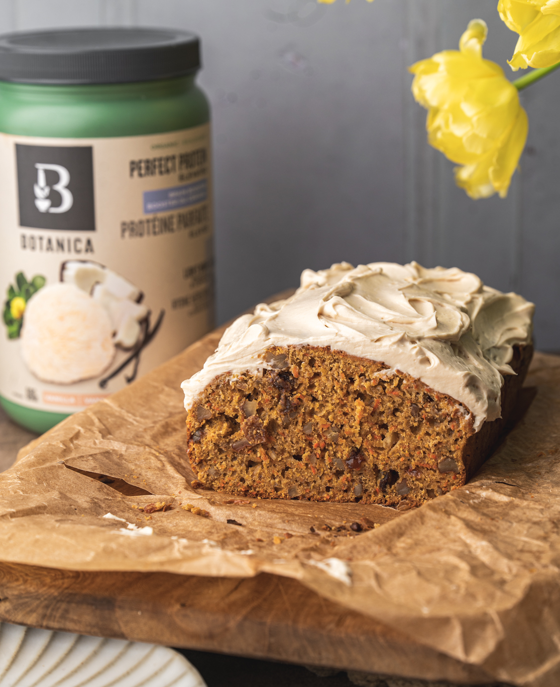 High Protein Carrot Cake Loaf | Teri-Ann Carty Recipes